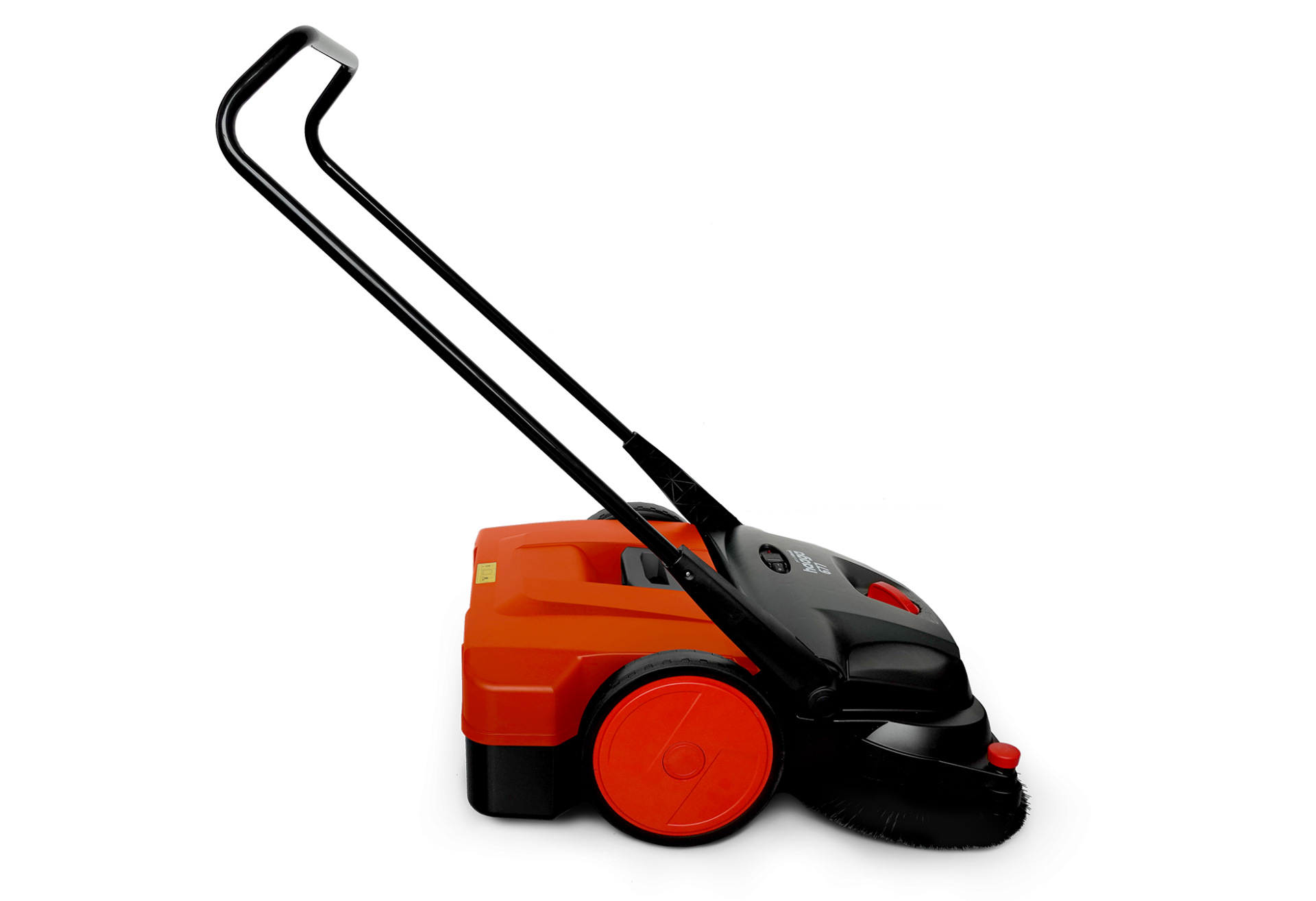 haaga 677 plus – Akku-Kehrmaschine für Hof & Gehweg