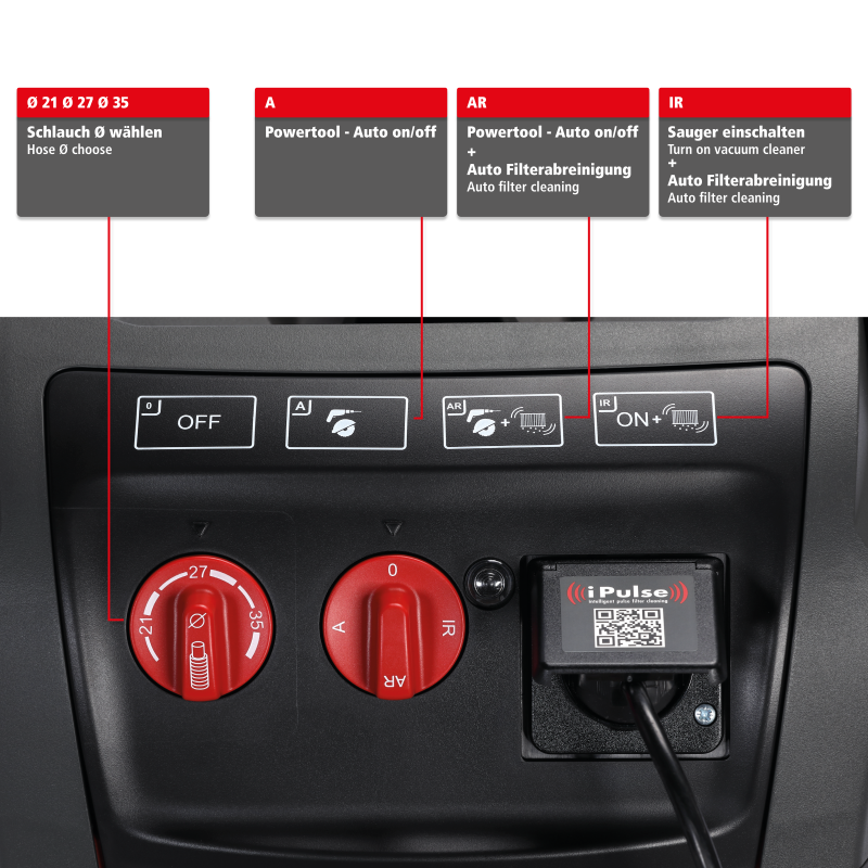 Universal vacuum cleaner - iPulse H-1635 Safe Plus